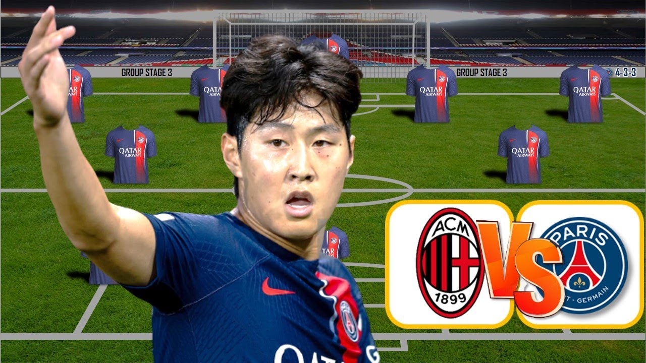 TODAY MATCH PSG POTENTIAL STARTING LINEUP CHAMPIONS LEAGUE 2023 GROUP ...
