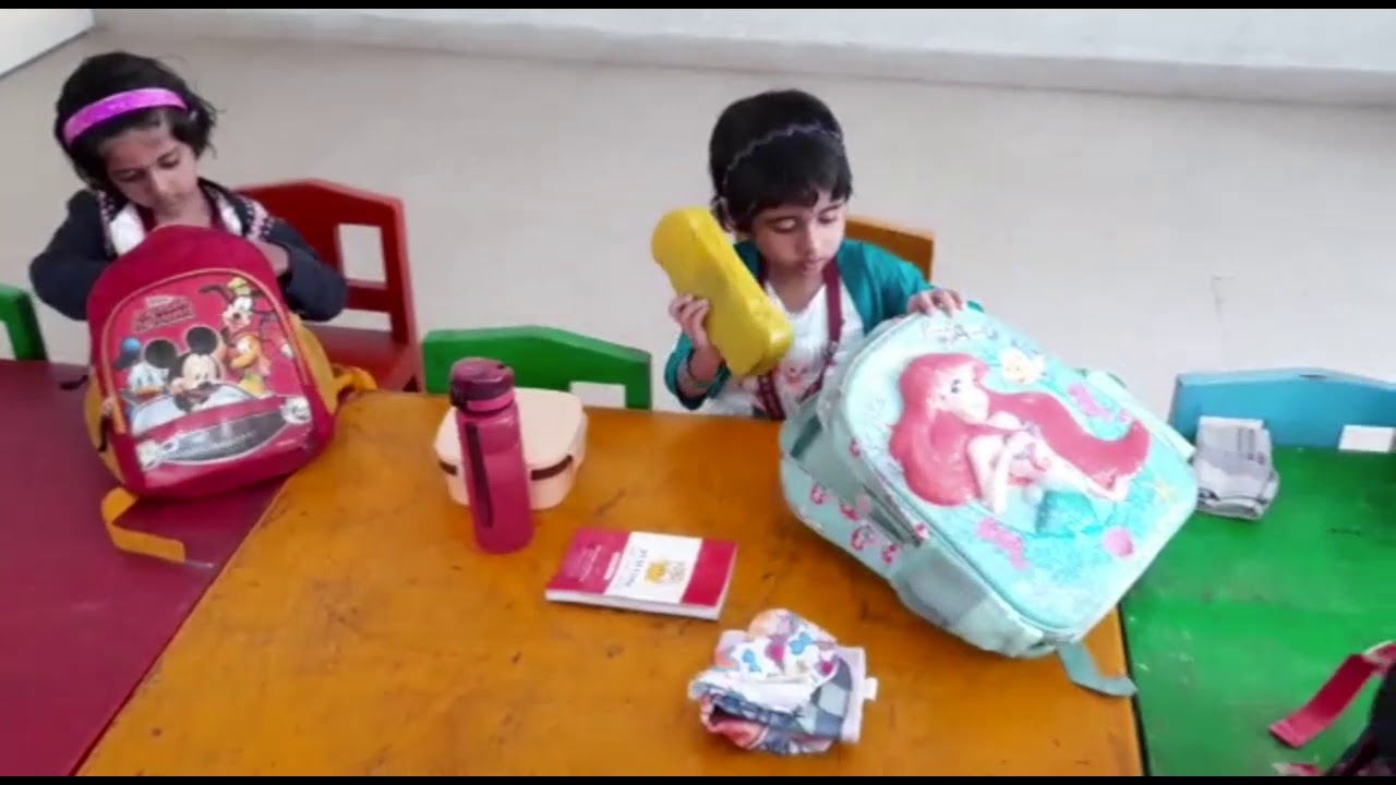 LKG- Activity:- Life Skills - Pack your bags - YouTube