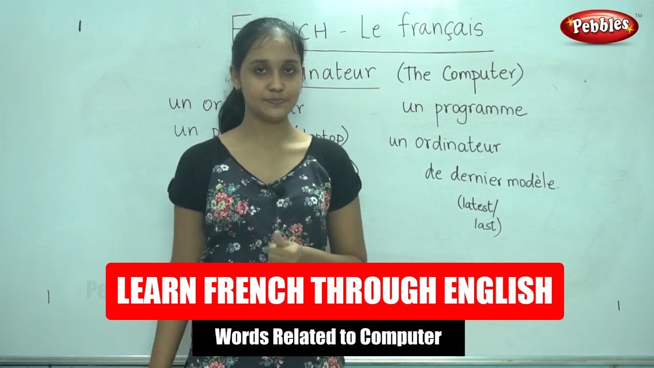 Words Related to Computer | French Class- 73 | Learn French Through ...
