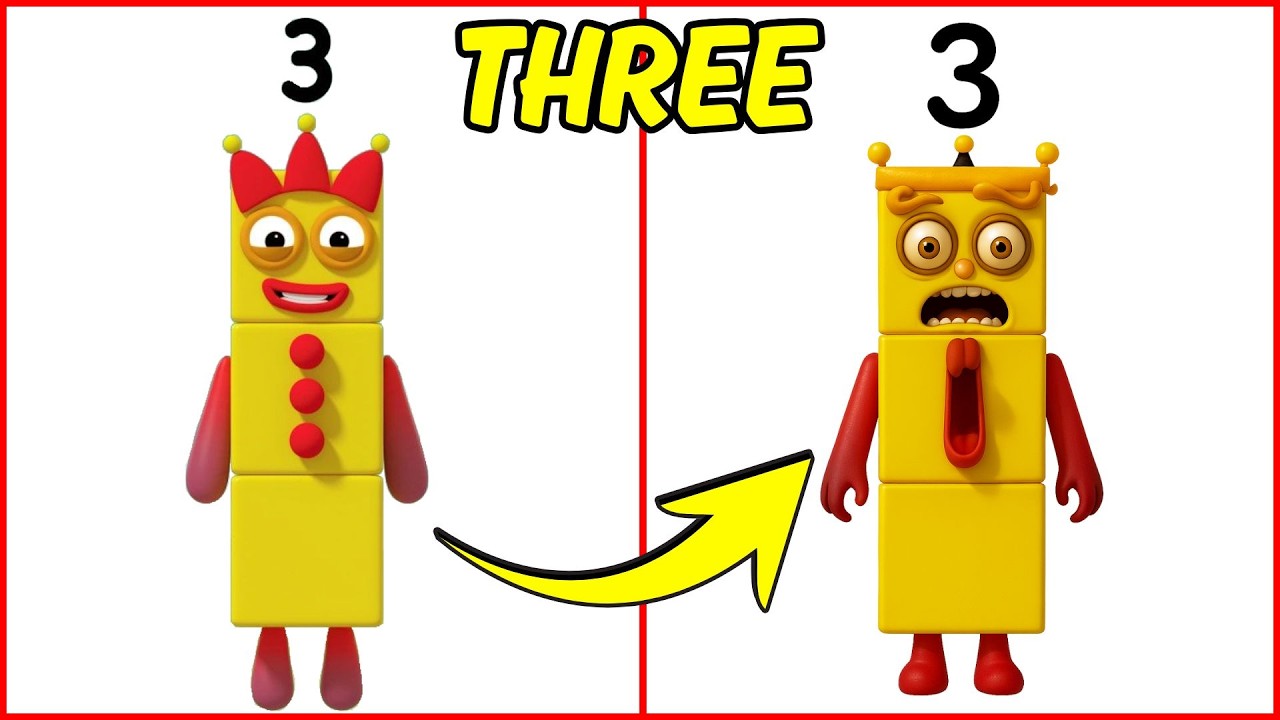 Numberblocks as Zombies! 🧟‍♂️🧮 Watch Your Favorite Numbers Get Spooky ...