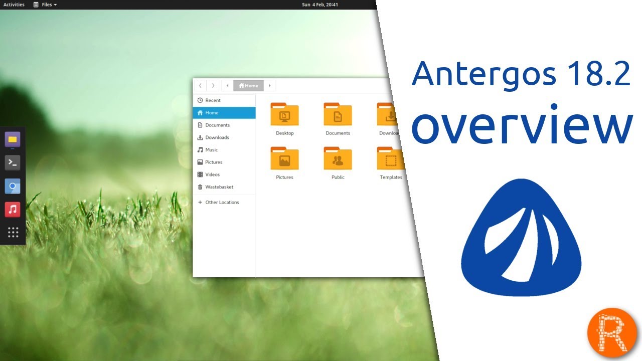 Antergos 18.2 overview | For Everyone - YouTube