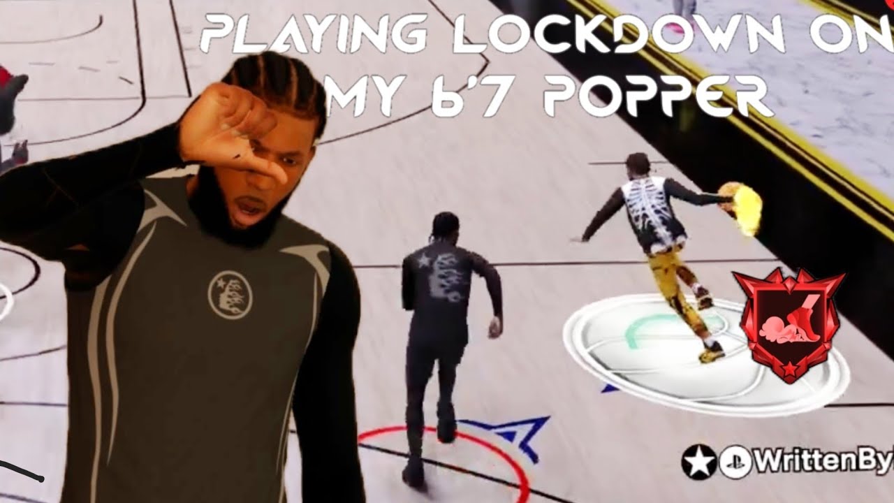 PLAYING LOCK ON MY 6'7 POPPER 84 PERIMITER 99 STEAL, 86 SPEED, 77 ...