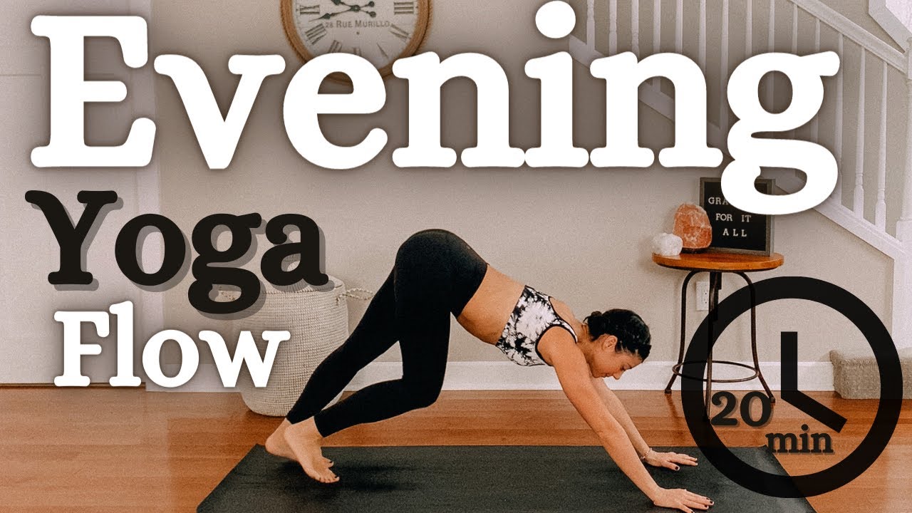 20 MIN EVENING YOGA FLOW | FULL BODY STRETCH FOR RELAXATION - YouTube