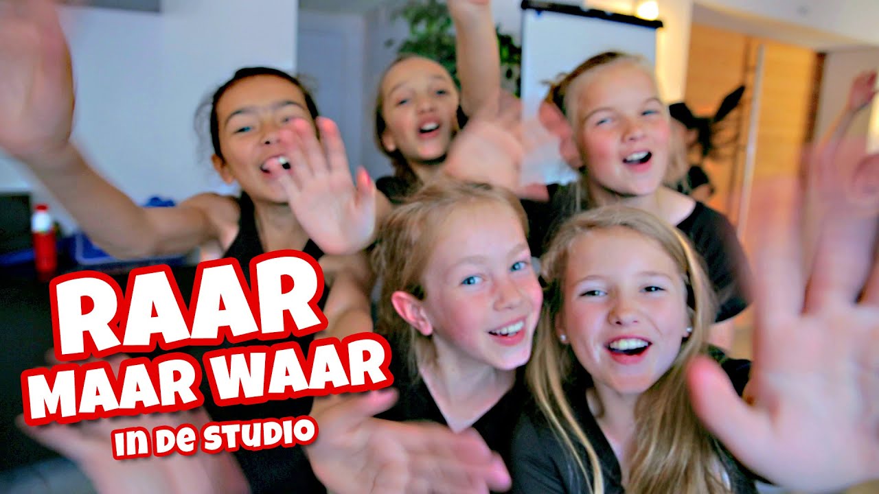 Video RAAR MAAR WAAR IN DE STUDIO! @ kids'music