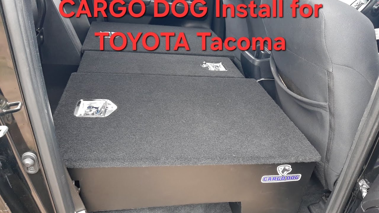 Easy instructions to install CARGO Dog Storage into the TOYOTA Tacoma ...