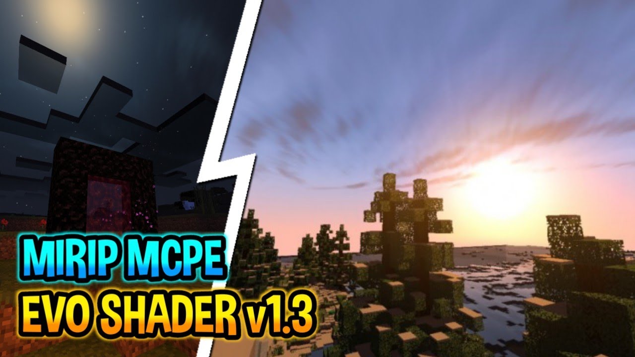 99,8% LAG!! EVO SHADER YANG BIKIN HPKU PANAS!! - ShaderPack MCPE - YouTube