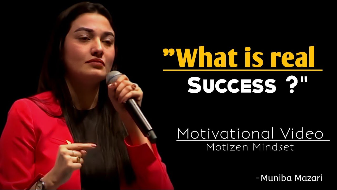 Muniba Mazari Motivational Video | What is real success | Muniba Mazari ...
