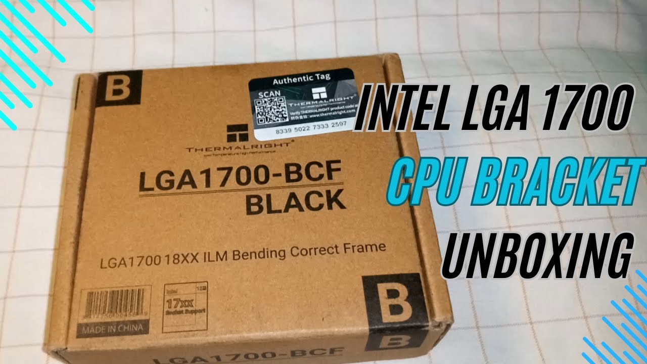 INTEL LGA 1700 CPU BRACKET UNBOXING #lga1700 #intel #intelprocessor ...