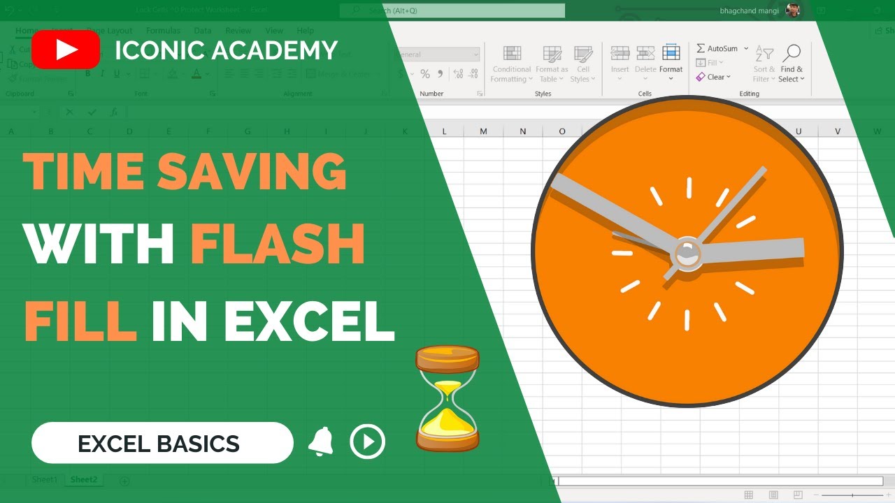 How to Use Flash Fill in Excel || Time Saving Formula in Excel ...
