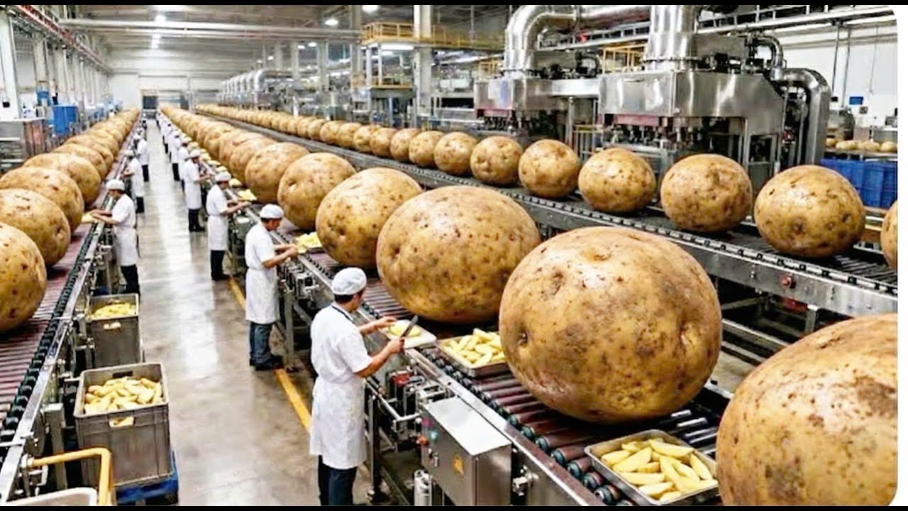 Inside a Modern Potato Chip Factory: From Whole Potatoes to Perfectly ...