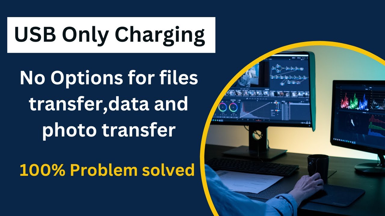 Live Solved | USB options only charging ,files transfer NOT showing ...