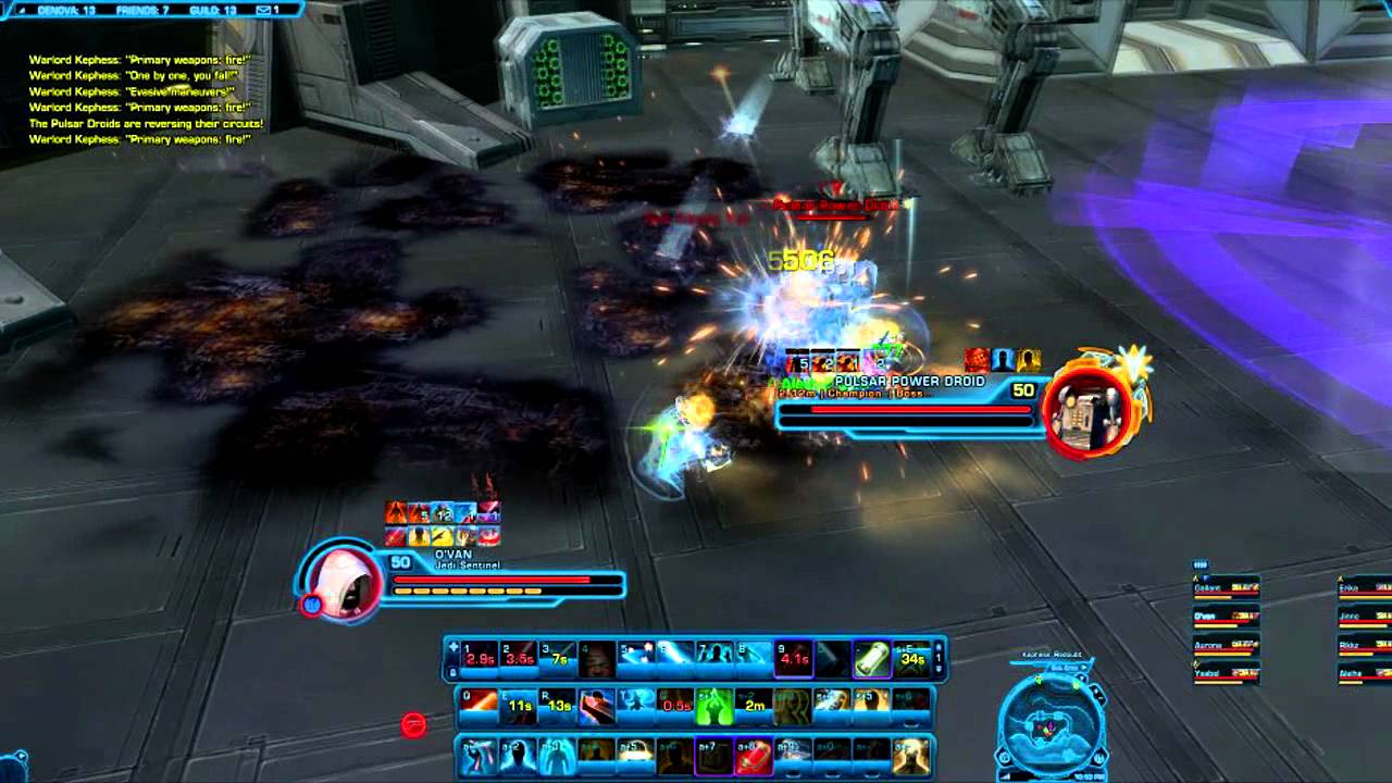 SWTOR Raids! Explosive Conflict, Story Mode! Warlord Kephess. - YouTube