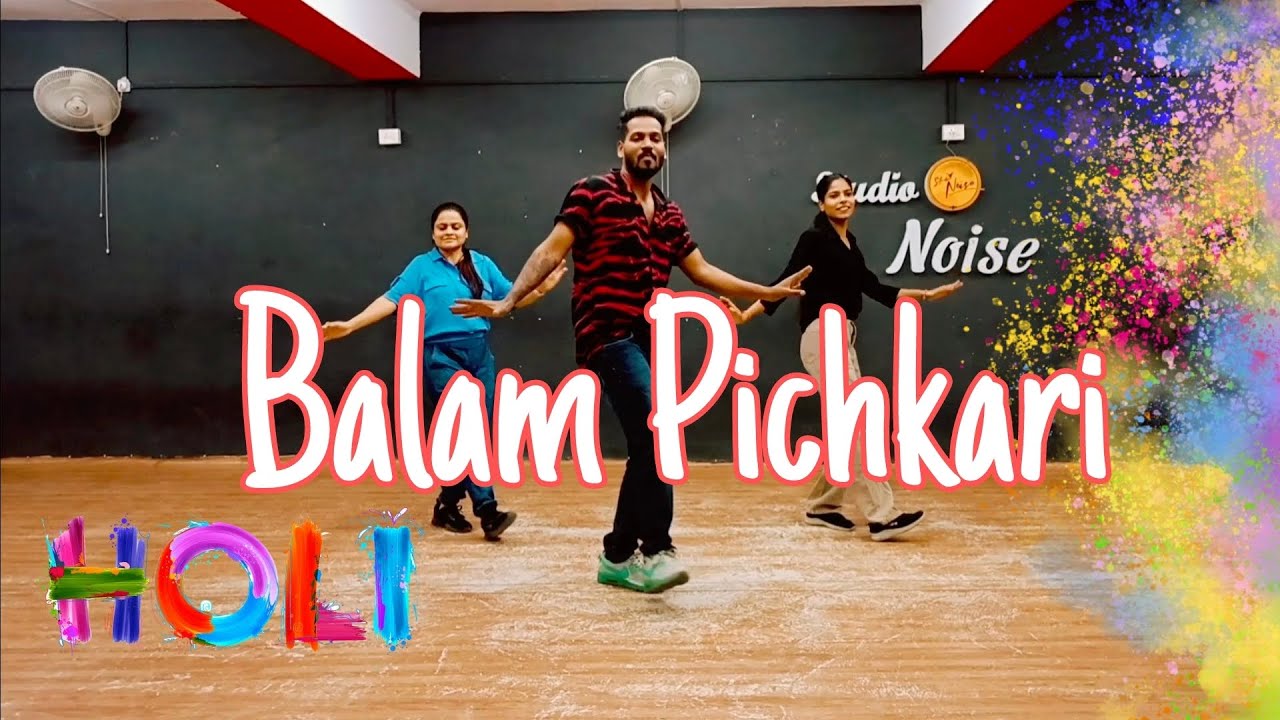 Balam Pichkari | Holi Dance | Basic level - YouTube