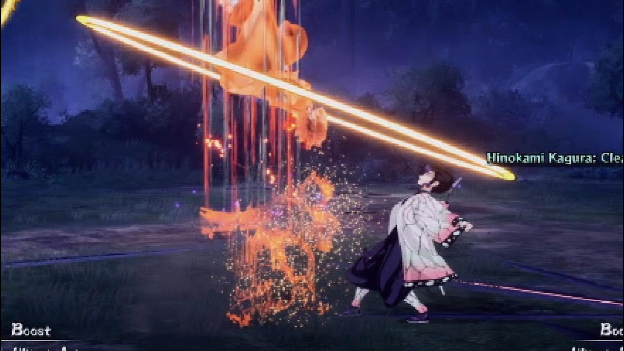 The true power of Tanjiro Clear blue sky. Demon slayer The Hinokami ...