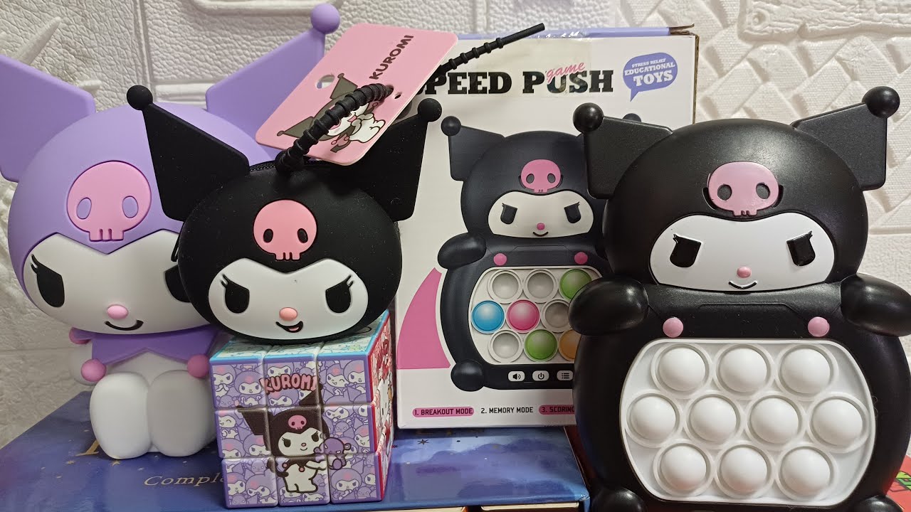 SATISFYING POP IT SPEED PUSH 🌈KUROMI ASMR SOUNDS 🪀 - YouTube