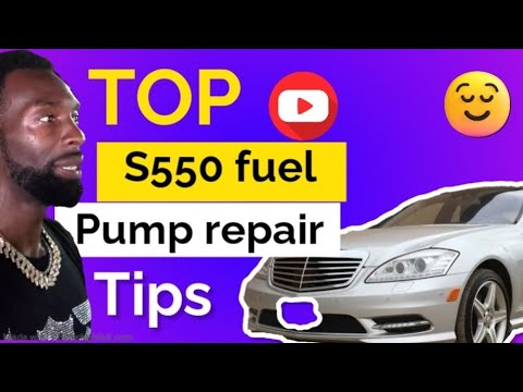 How to install a fuel unit on Mercedes S550 - YouTube