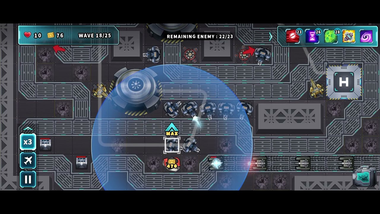 Tower Defense Rush | Stage 136 (3 stars, first time playing), no money ...