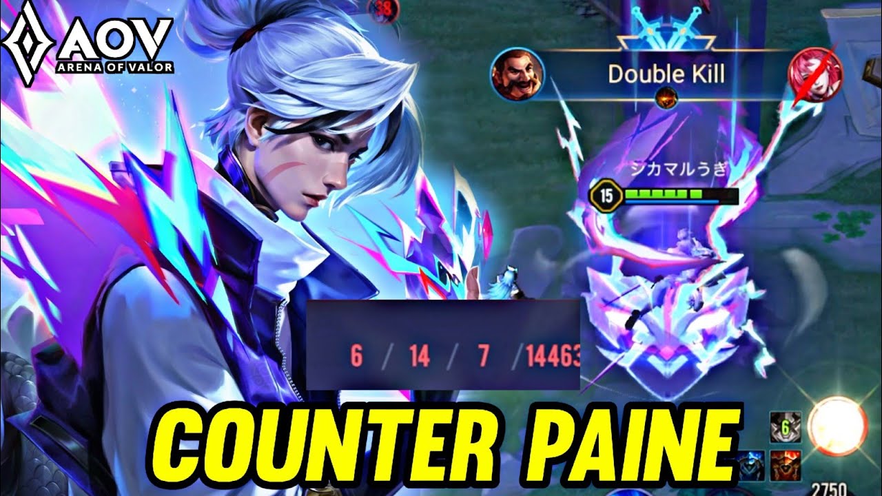 AOV : ROURKE GAMEPLAY | COUNTER PAINE - ARENA OF VALOR LIÊNQUÂNMOBILE ...
