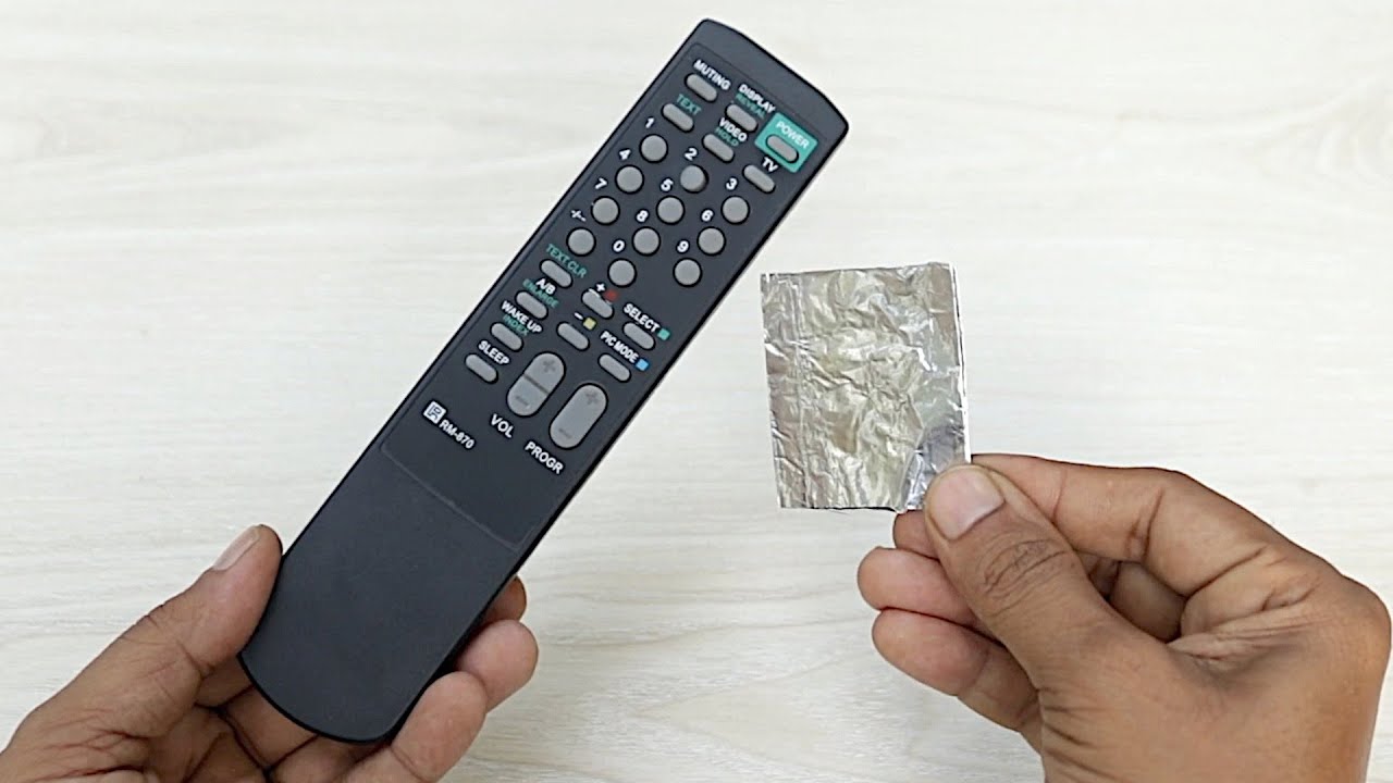 Here’s WHY You Should Put Aluminum Foil in Your Remote Control! 💥 - YouTube