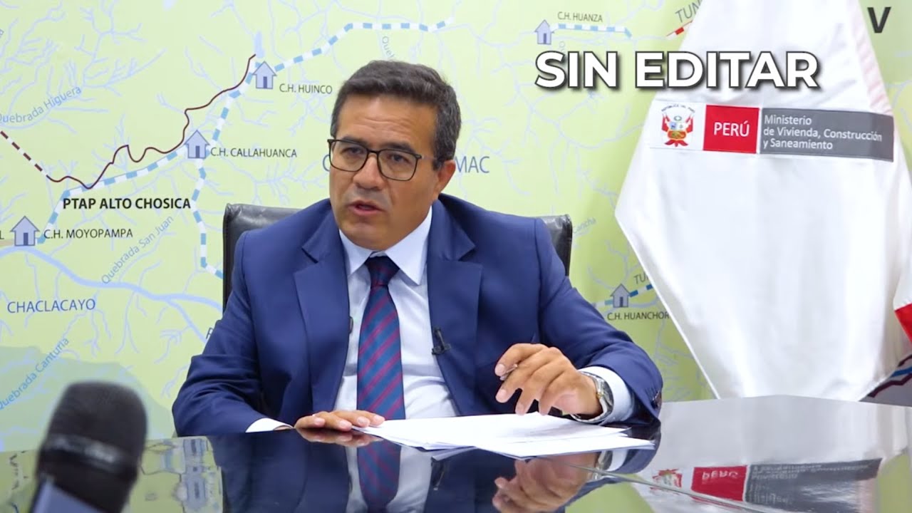 Hugo Fernando Obando Concha, presidente del Directorio de Sedapal, en ...