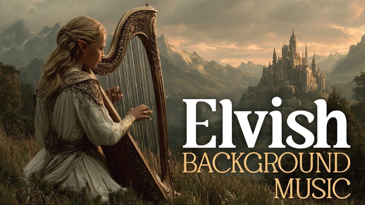 Elvish Dreams | Magical Harp Composition | Elvish Background Music ...
