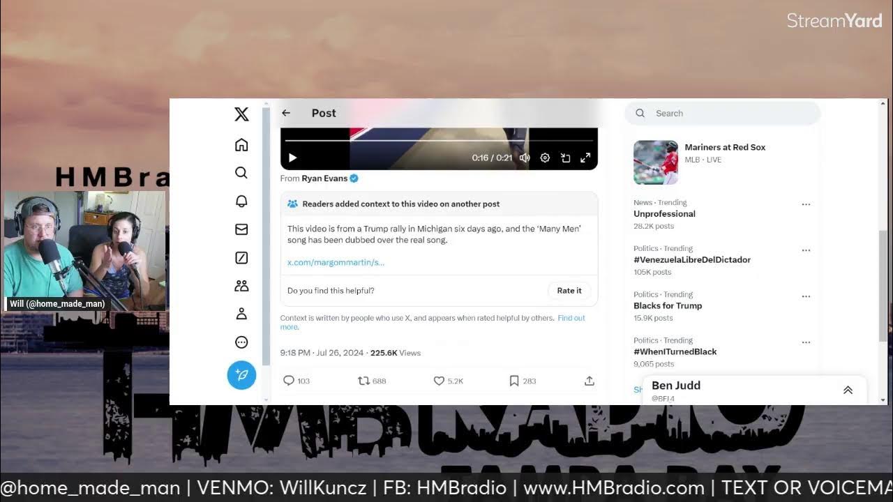 #HMB 534 LIVESTREAM with Will Kuncz & Anna Hummel - YouTube