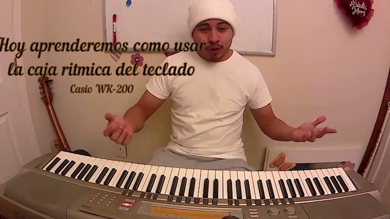😱😱🎹🎹Como usar la caja Ritmica del teclado Casio WK-200. Daniel Rivas🎶🎶📚 ...