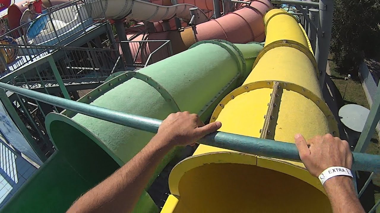 Twister Water Slide at Hungarospa - YouTube