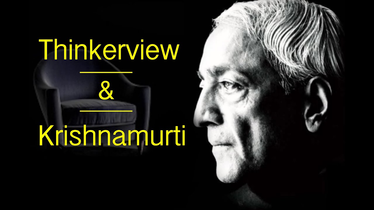 Thinkerview et Krishnamurti, une petite dose de New Age ? - YouTube