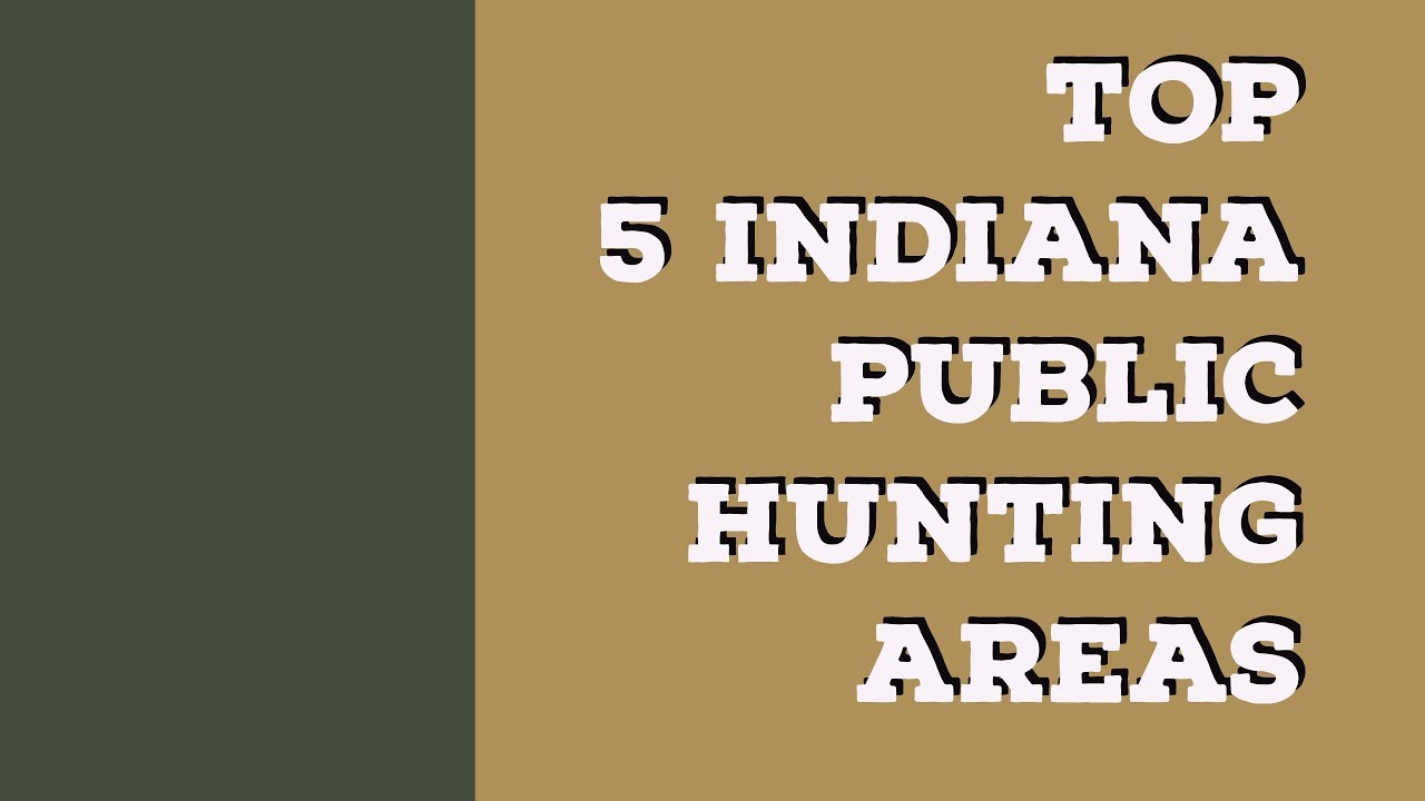 Top 5 Indiana Public Hunting Areas - YouTube