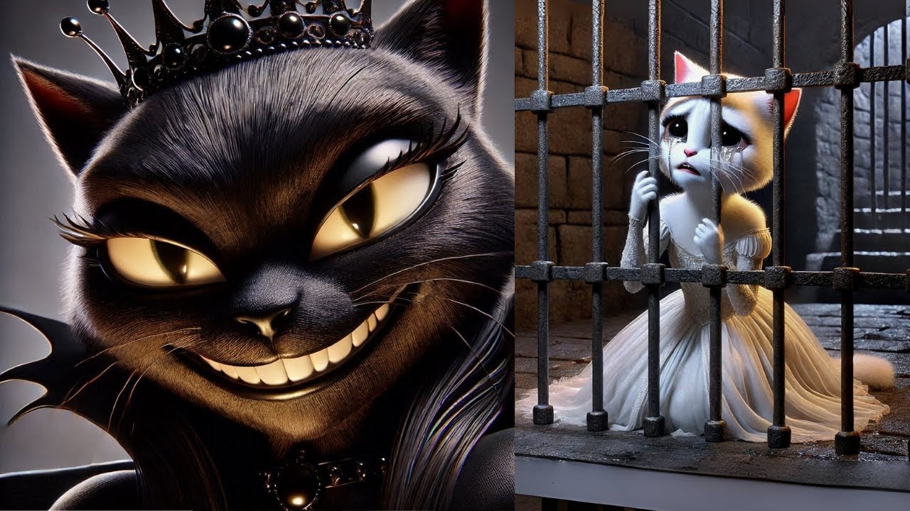 The Poor Cat & The Bad Queen "The Beginning" #cute #cat - YouTube