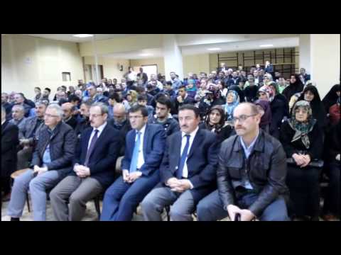 D. Ali Taşçı memleketi Pazar'da konferans verdi