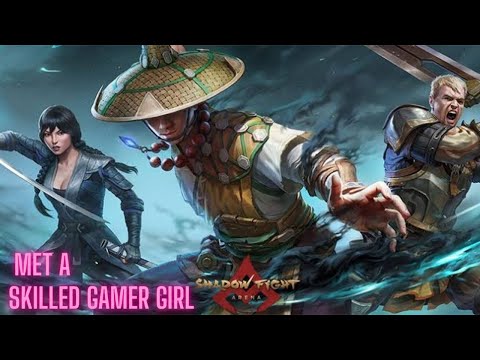 Met a Skilled Girl in Ranked match | Shadow fight Arena | Agressive ...