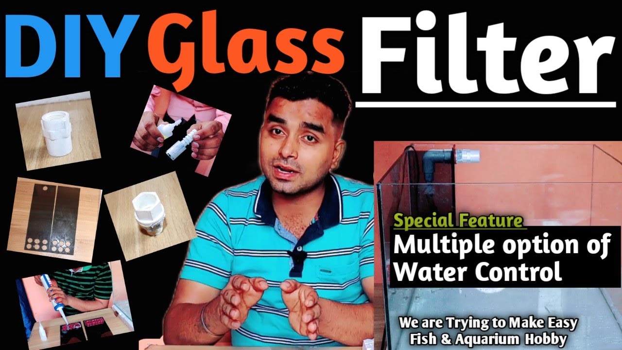 DIY Glass Filter || DIY Aquarium Filter || Best Filter for Aquarium ...