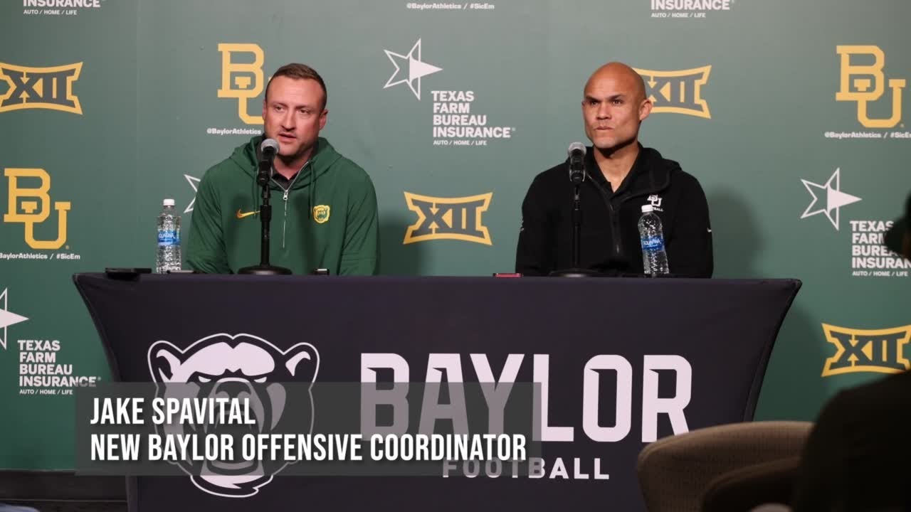 Jake Spavital - Baylor press conference - YouTube