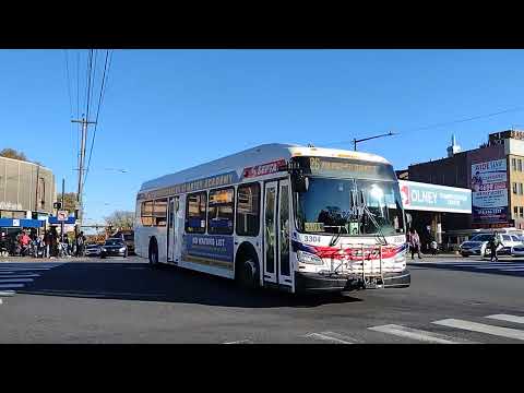 SEPTA Bus 2019-20 New Flyer Industries "Xclesior" XDE40 Hybrid 3304 on ...