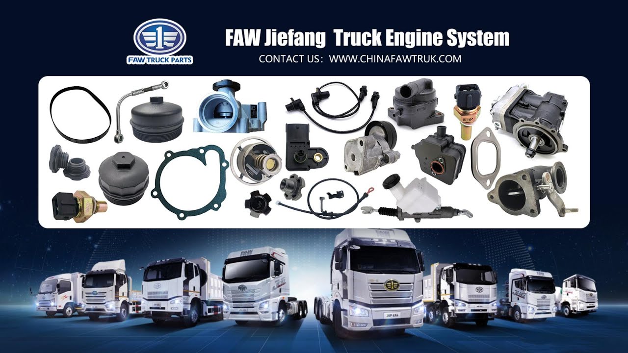 FAW Jiefang Truck Engine System - YouTube