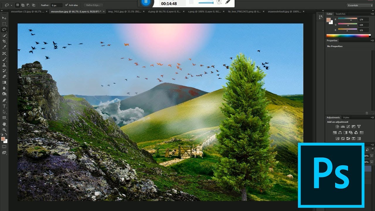PHOTOSHOP QUCIK TUTORIAL ( easy and simple ) - YouTube