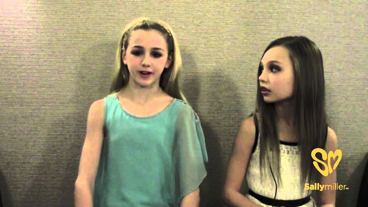 Maddie Ziegler Y Sally Miller Chloe & Maddie Of Dance Moms Share Their