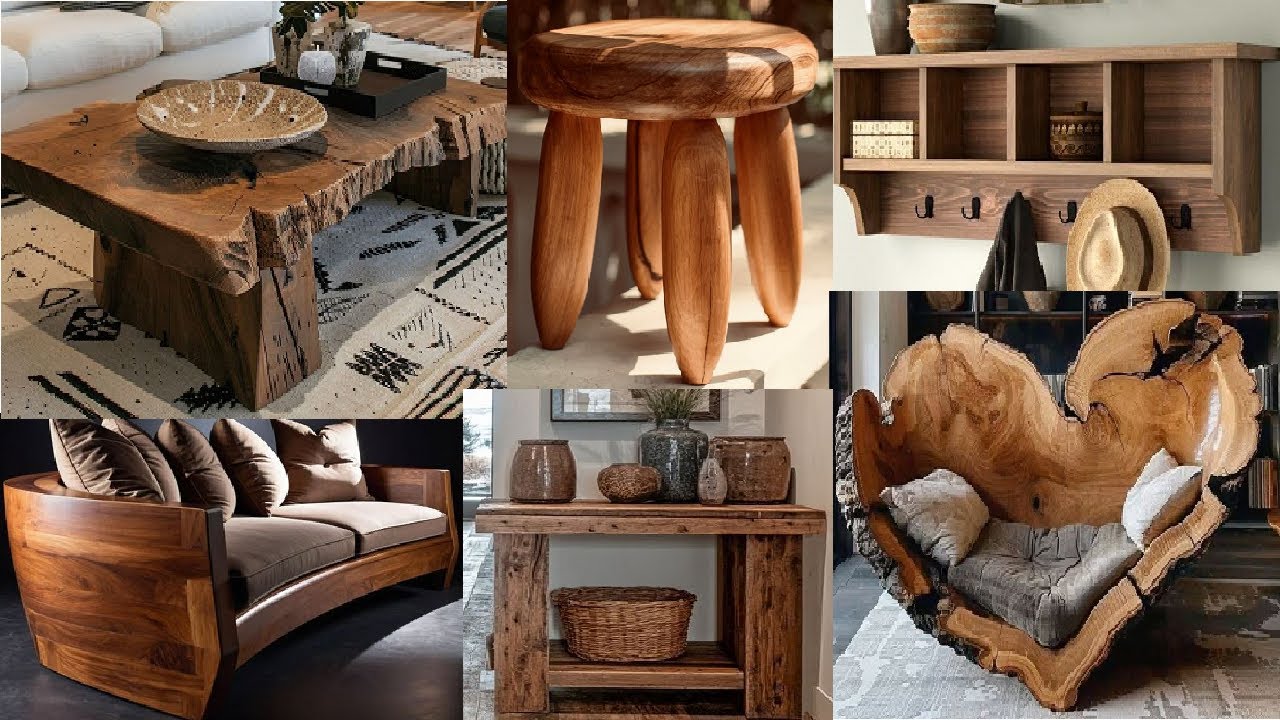 Transform Your Space With These Bold Rustic Wood Project Ideas - YouTube