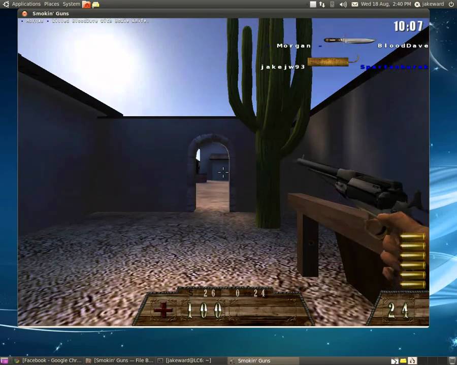 Gaming In Linux : Smokin' Guns - YouTube