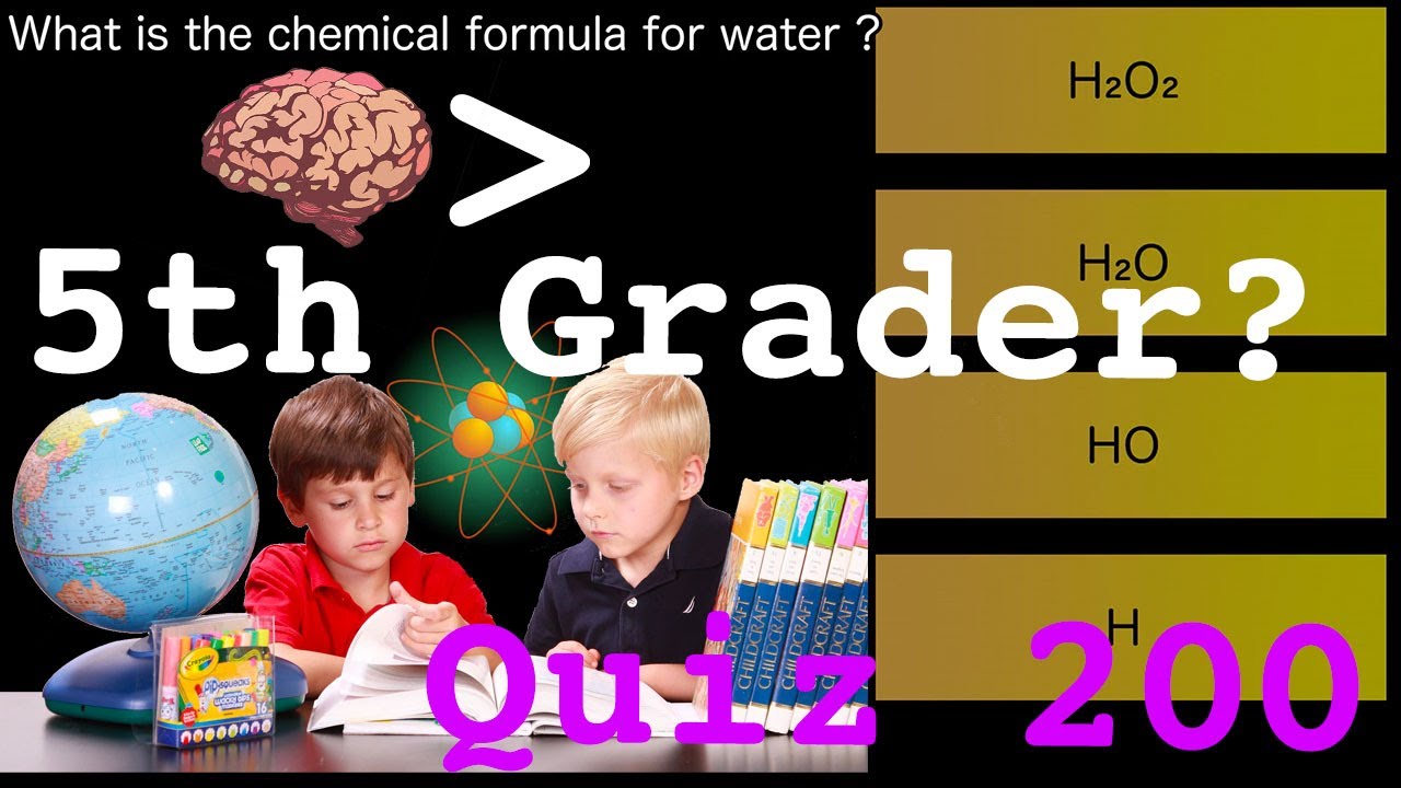 General Knowledge Quiz 200: Are You smarter than a 5th Grader? - YouTube