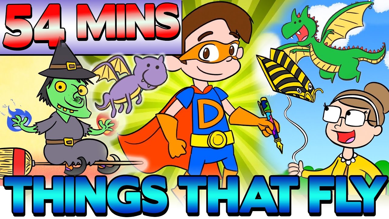 Best of Things That Fly - Compilation | Crafty Carol Crafts, Drew ...
