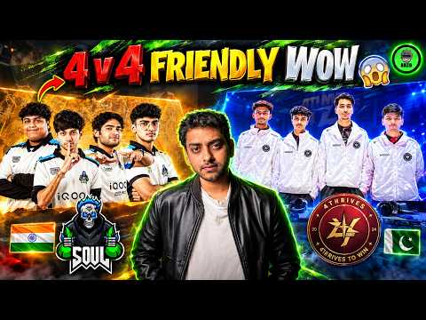 SouL AMAN GETTING HATE?👀 SouL VS 4T WALEE 4V4 WOW 🧐NOCKI REPLY
