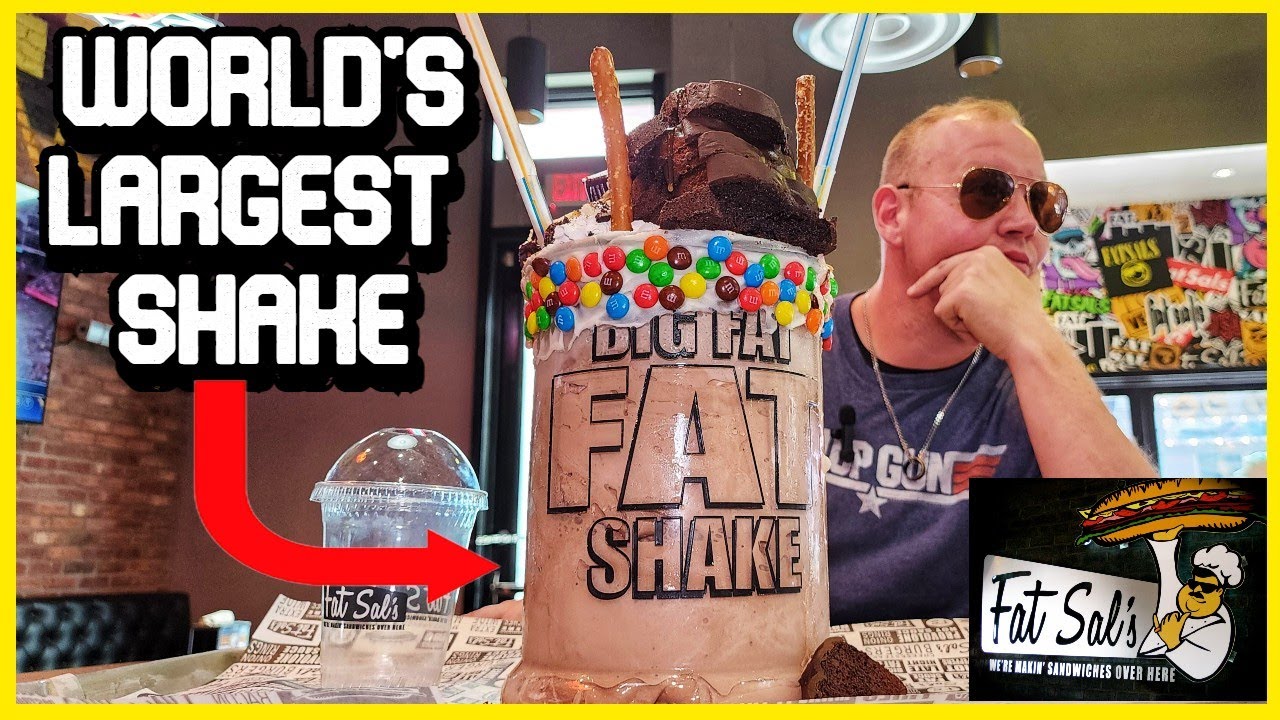 WORLD'S LARGEST MILKSHAKE - YouTube