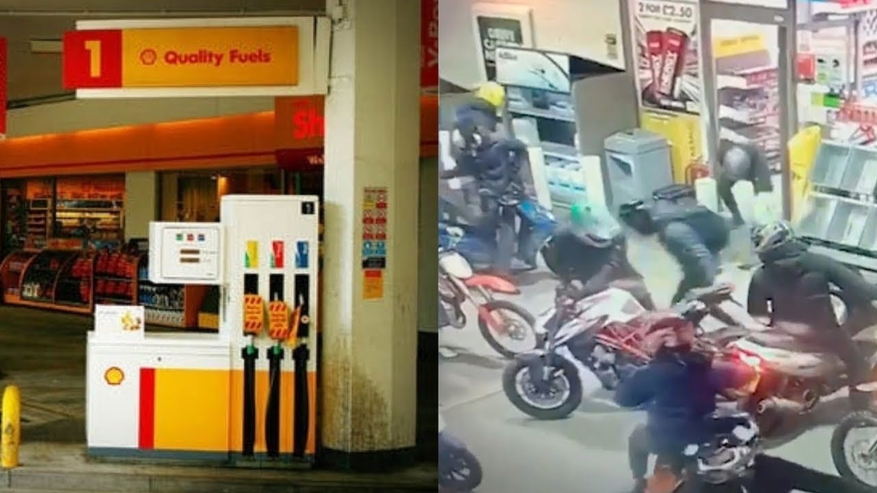 Shell Petrol Station Robbery Linked To JD Sports Robbery Spree? - YouTube