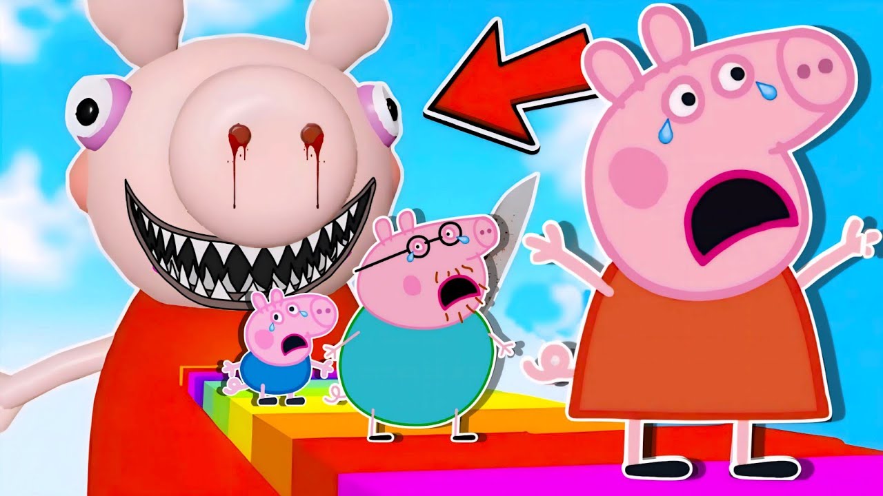 Peppa Pig ESCAPE EVIL PEPPA PIG Prison Run in Roblox! Episode - YouTube