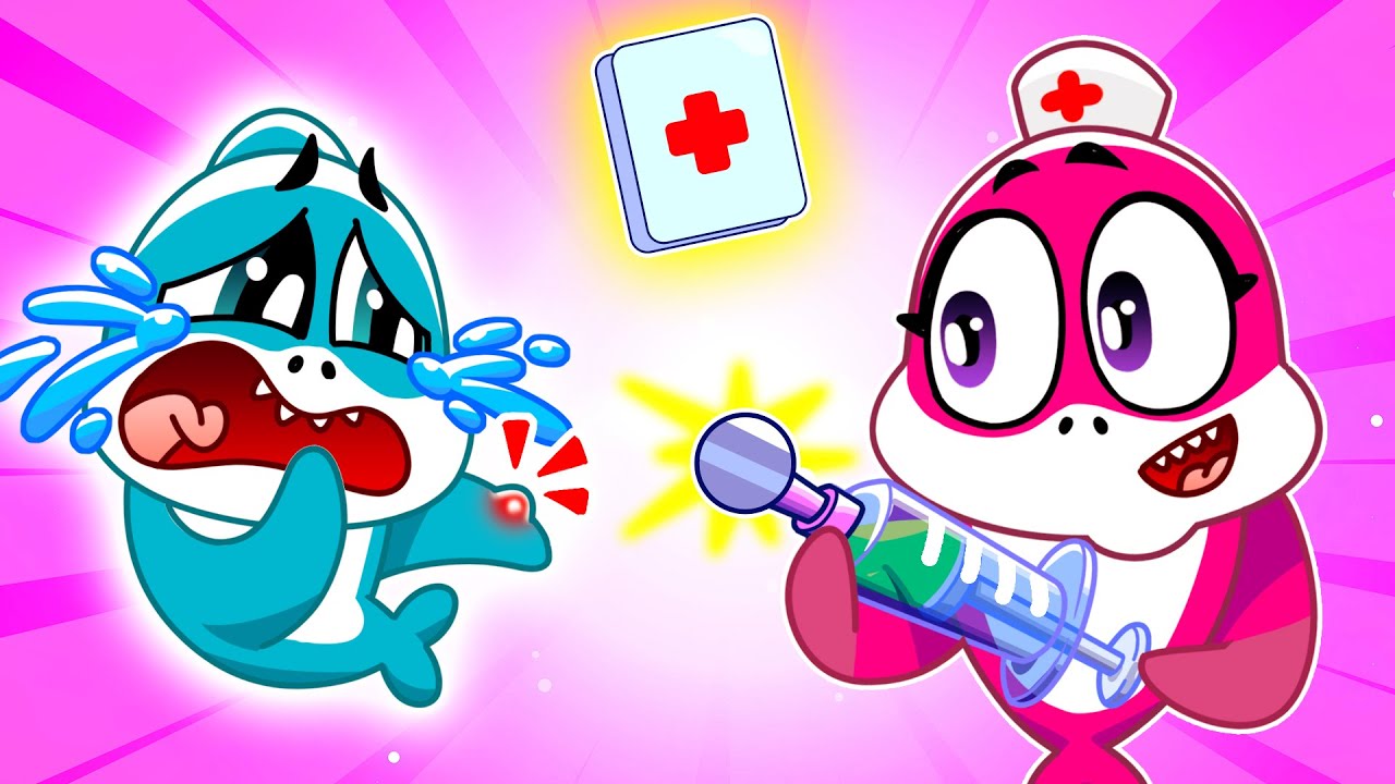 Time For a Shot Song 😫 | Baby Shark Kids Songs And Nursery Rhymes - YouTube