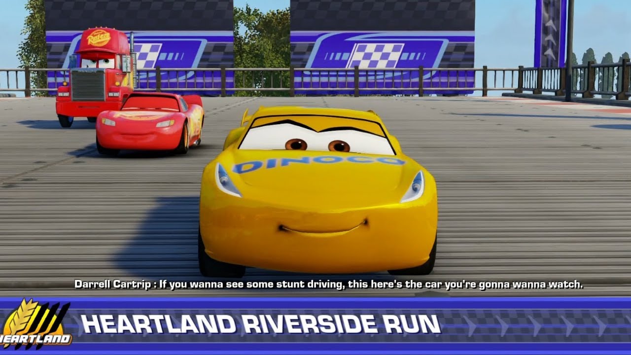 Cars Toon Cars 3 Cruz Ramirez Walkthrough #2 - YouTube
