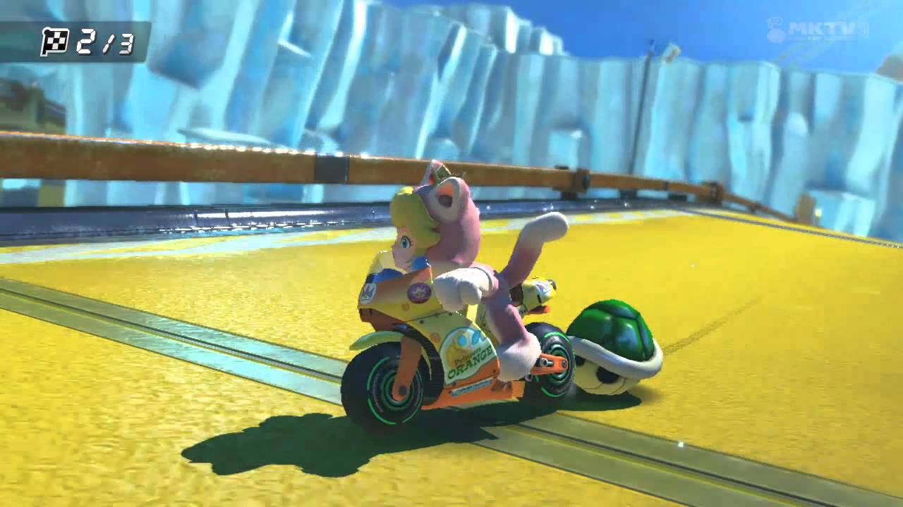 Wii U - Mario Kart 8 - Ice Ice Outpost - YouTube